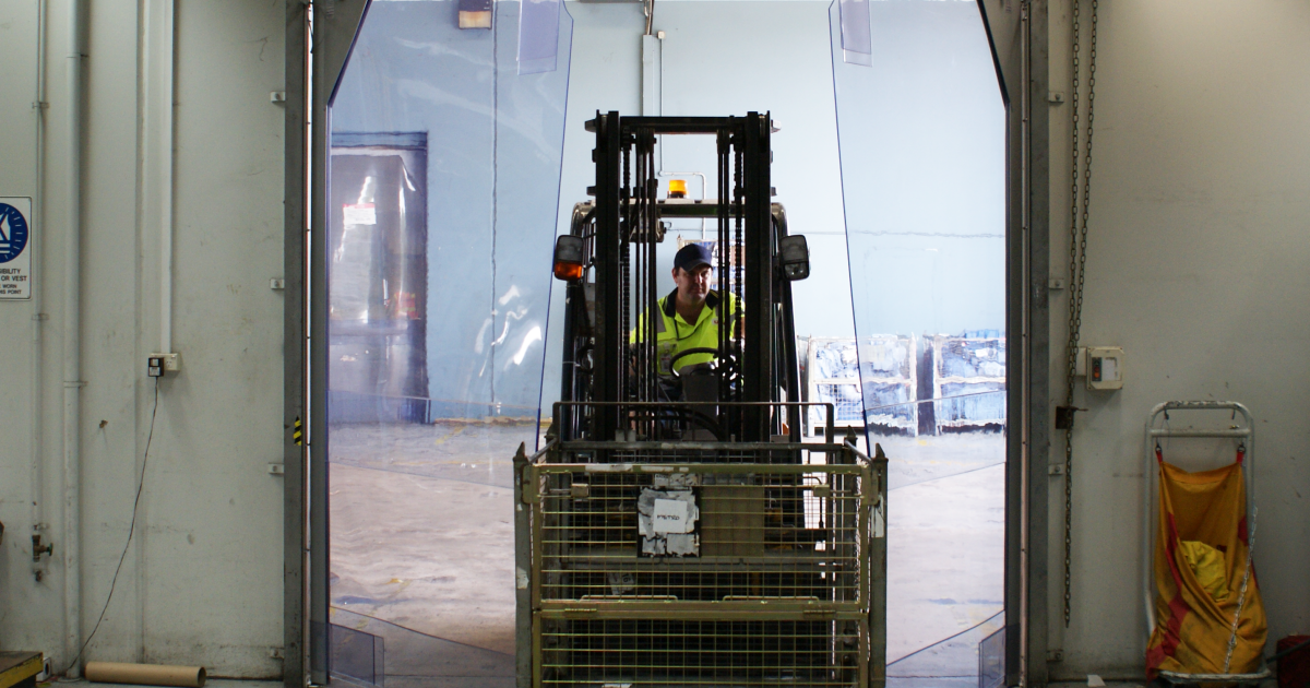 PVC Swing Doors for High‑Traffic Areas | Coldshield